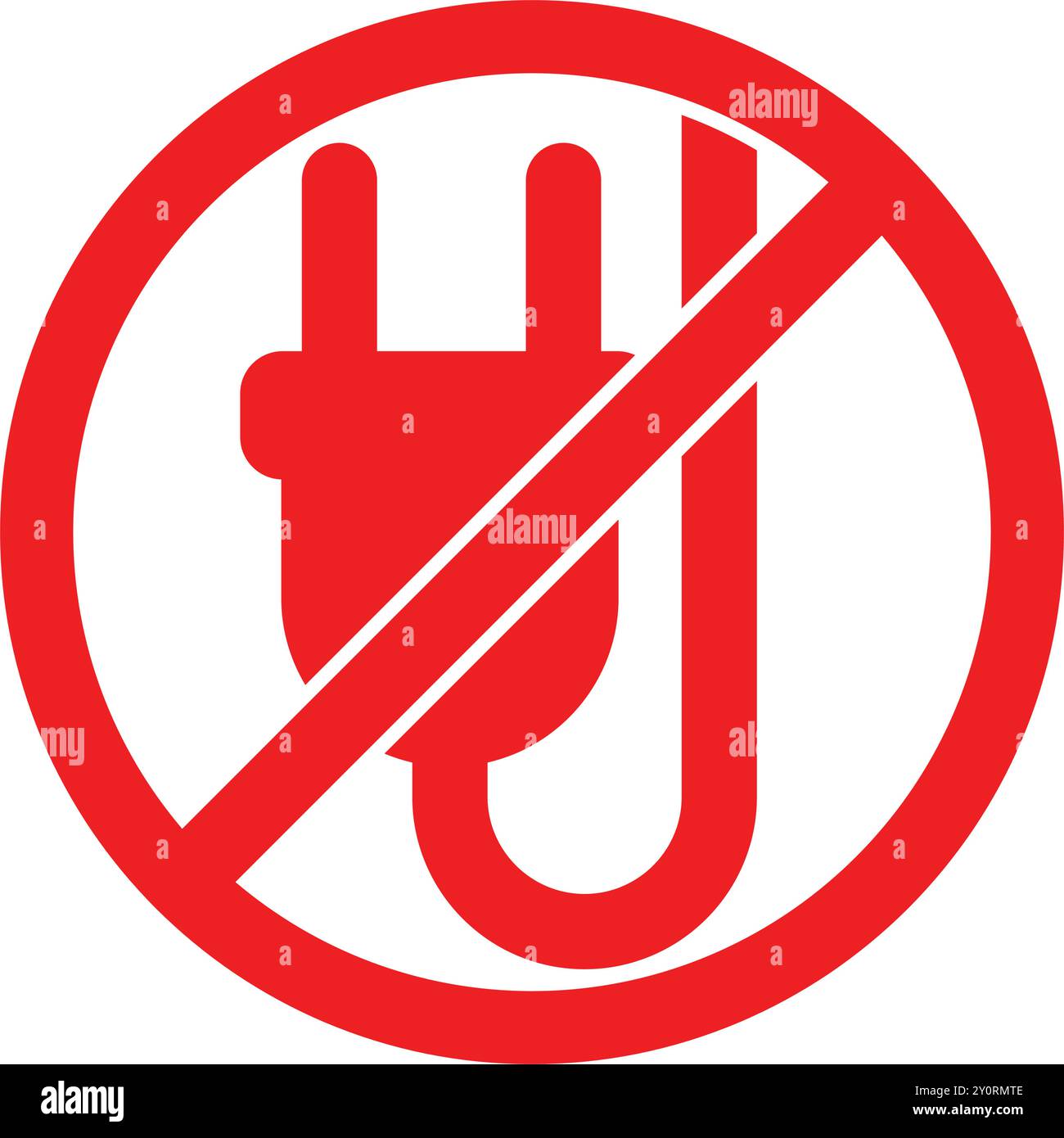 Electricity warning sign Stock Vector Images - Alamy