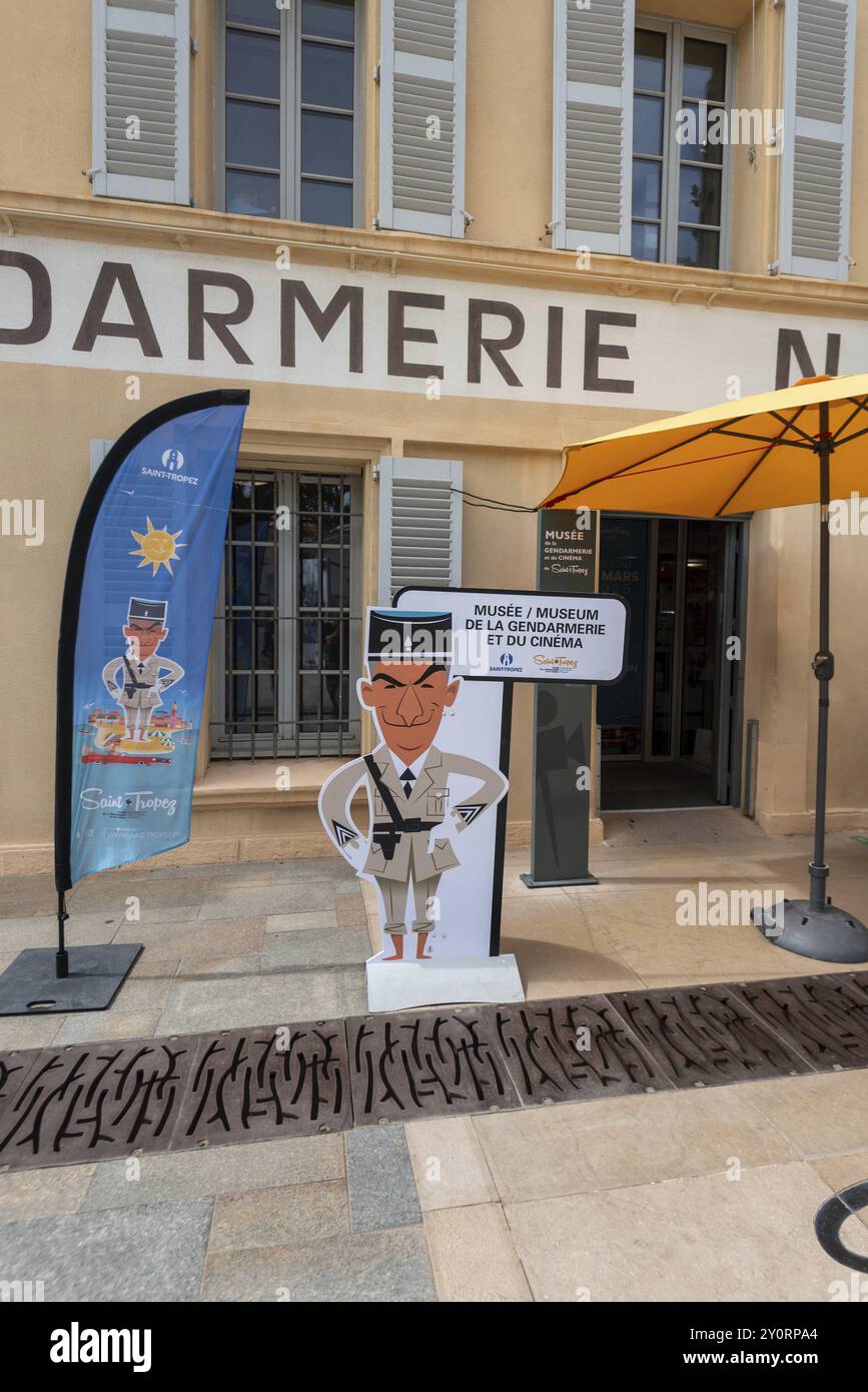 Museum of the gendarmerie and cinema, the French actor Louis de Funes ...