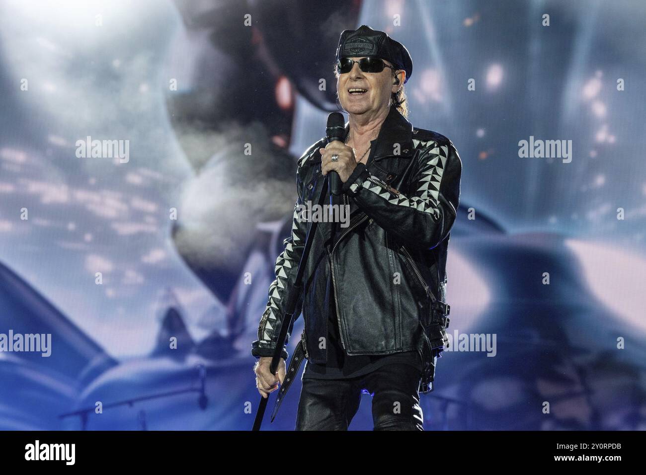Singer Klaus Meine from the band Scorpions at the Wacken Open Air in ...