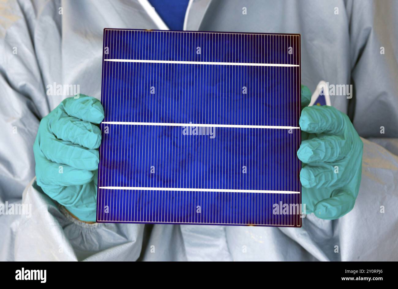 Freiberg, 08.02.2010, Solar cell, Freiberg, Germany, Europe Stock Photo ...