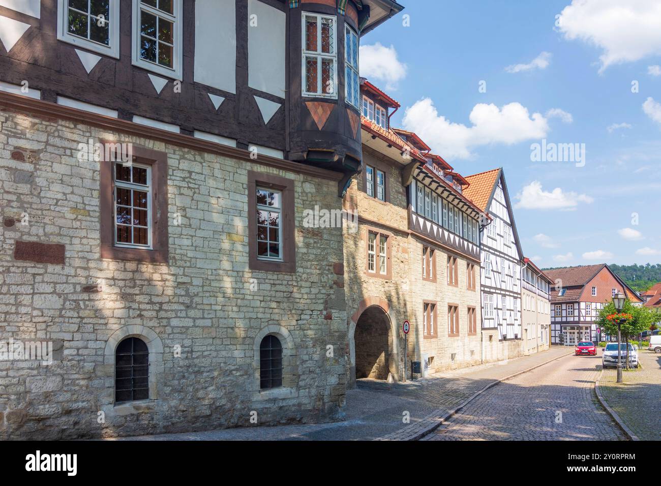 Abtei abbey Bad Gandersheim Harz Niedersachsen, Lower Saxony Germany ...
