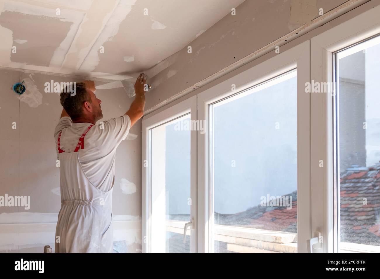 Remodeling in the house (building) that is under remodeling, renovation ...