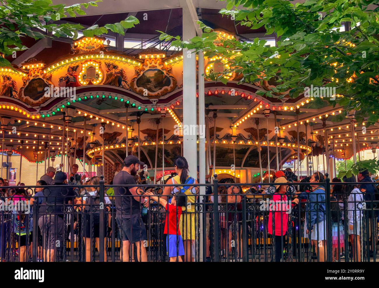 Carousel roundabout spinning hi-res stock photography and images - Alamy