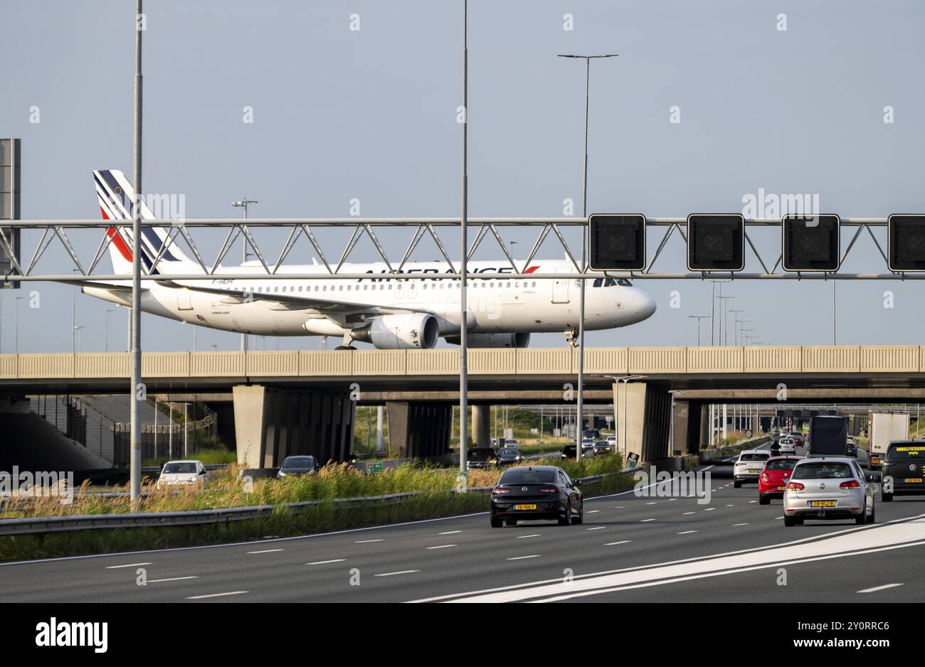 Amsterdam Schiphol Airport, Air France Airbus A320 aircraft on the ...