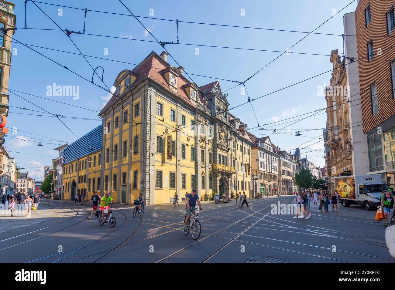square Anger, museum Angermuseum Erfurt Thüringen, Thuringia Germany ...