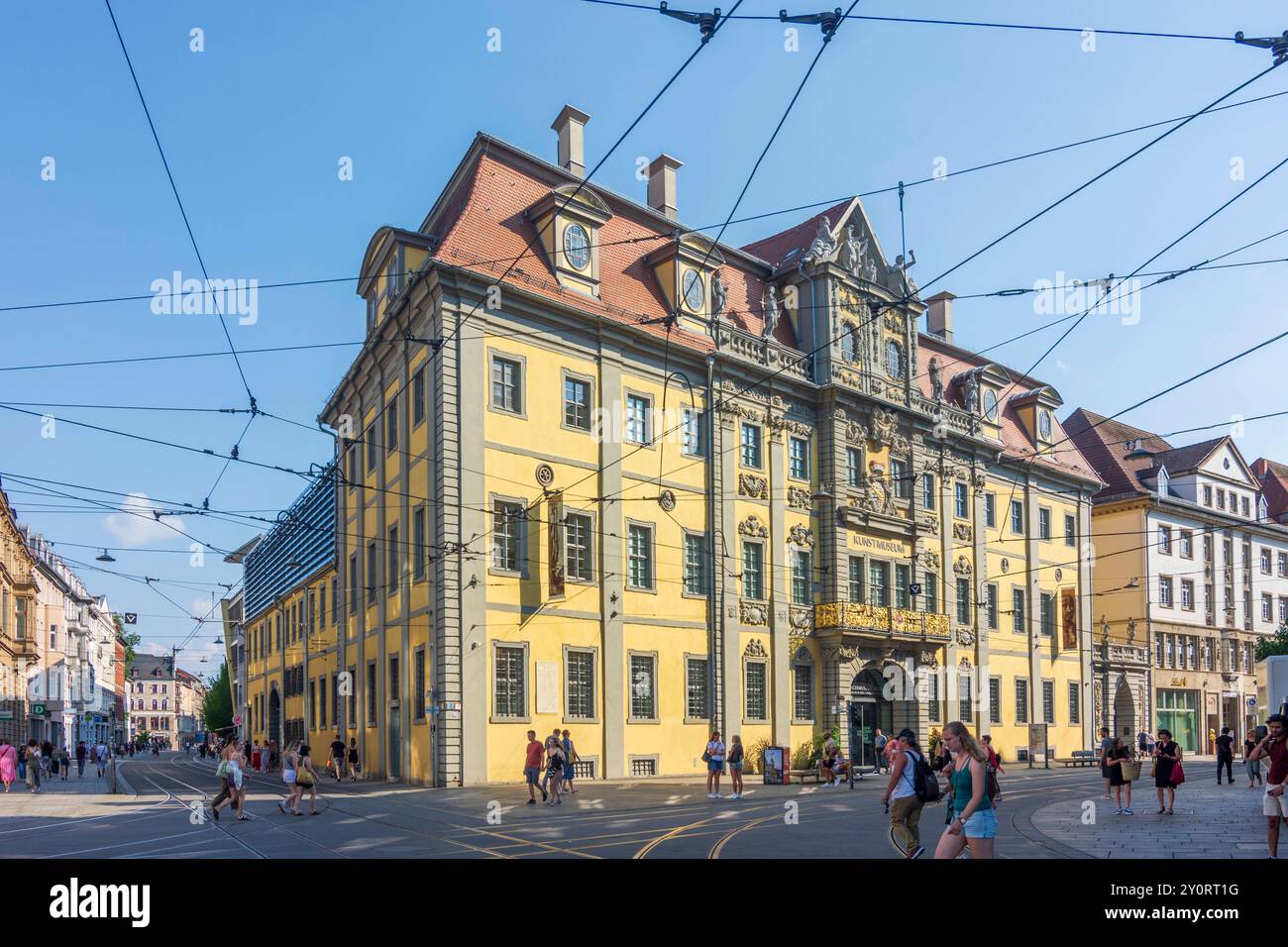 square Anger, museum Angermuseum Erfurt Thüringen, Thuringia Germany ...