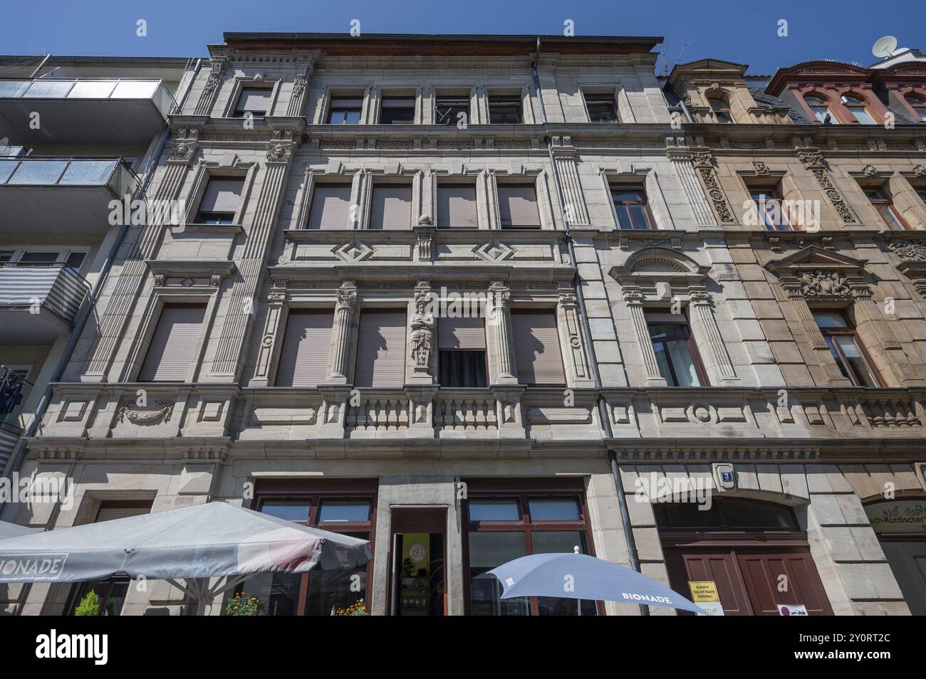 Residential and commercial building in the Italianate Neo-Renaissance ...