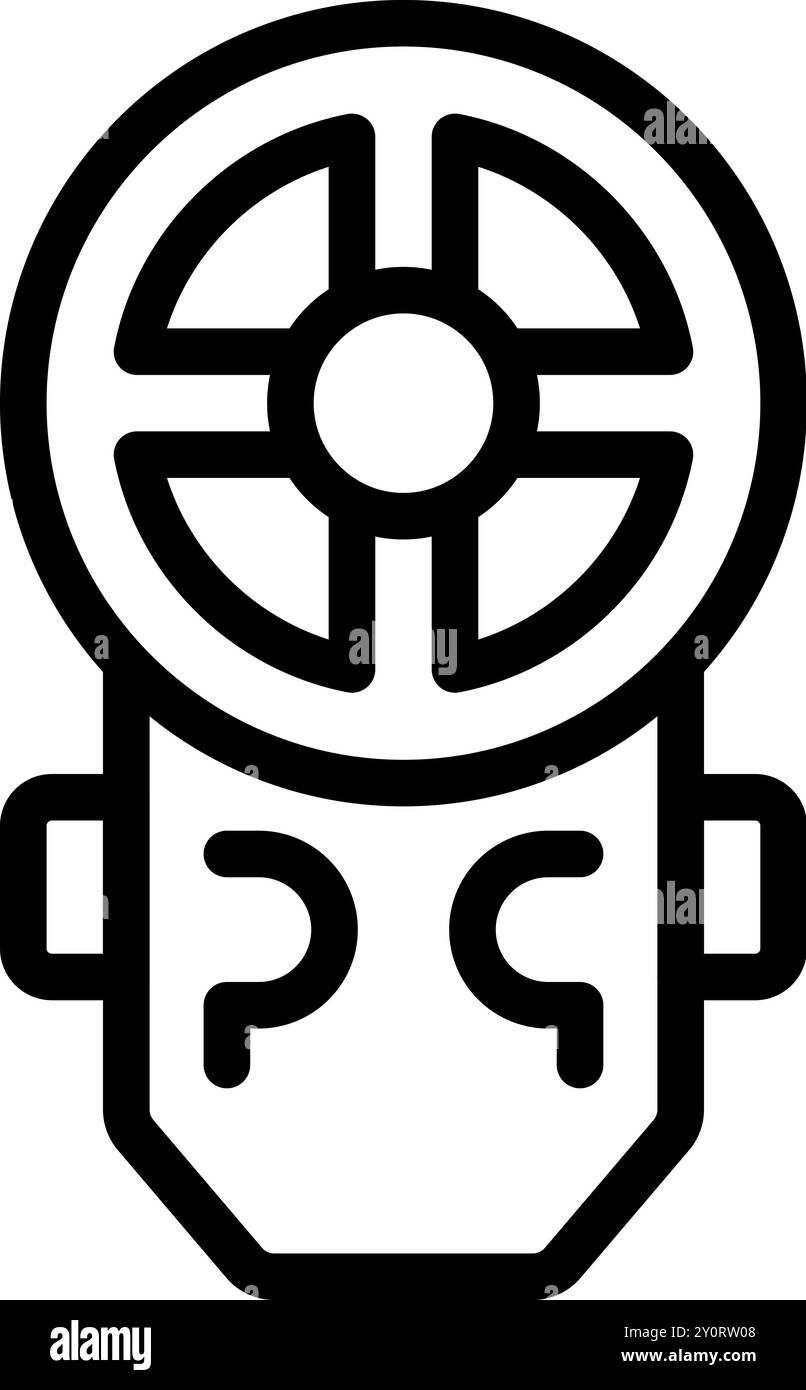 Simple icon of a leveling tool indicating a level surface Stock Vector ...