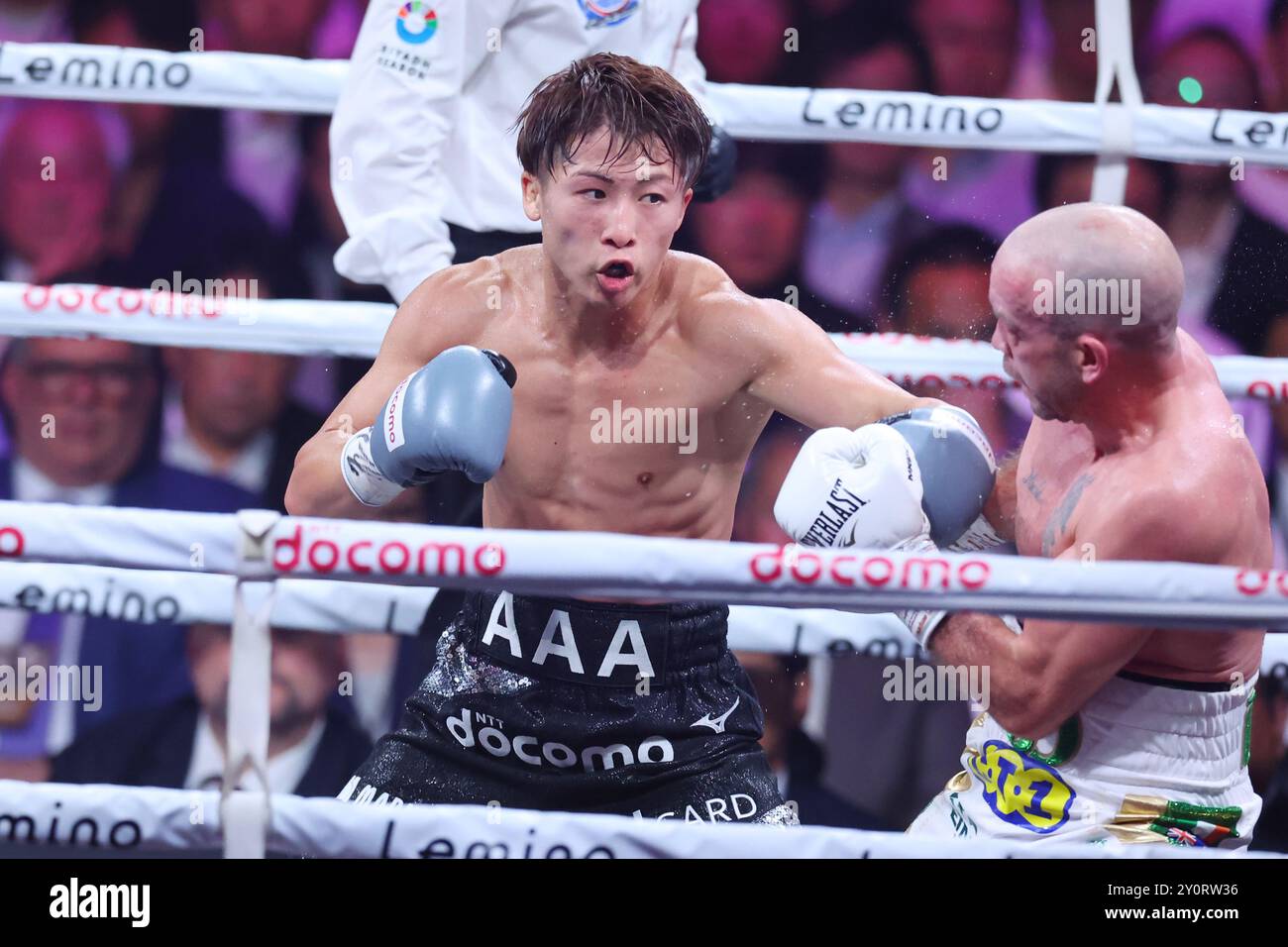 Tokyo, Japan. 3rd Sep, 2024. (L to R) Naoya Inoue (JPN), TJTerrence ...