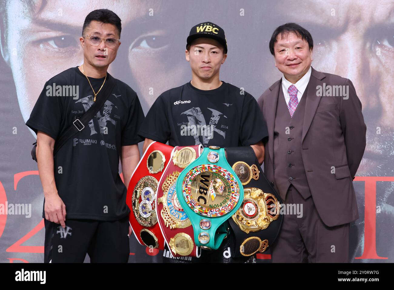 Tokyo, Japan. 3rd Sep, 2024. (L to R) Shingo Inoue, Naoya Inoue (JPN ...