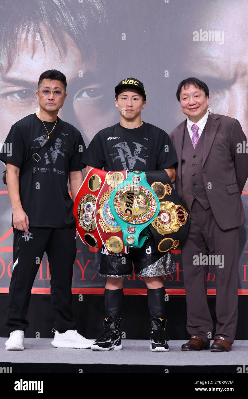 Tokyo, Japan. 3rd Sep, 2024. (L to R) Shingo Inoue, Naoya Inoue (JPN ...
