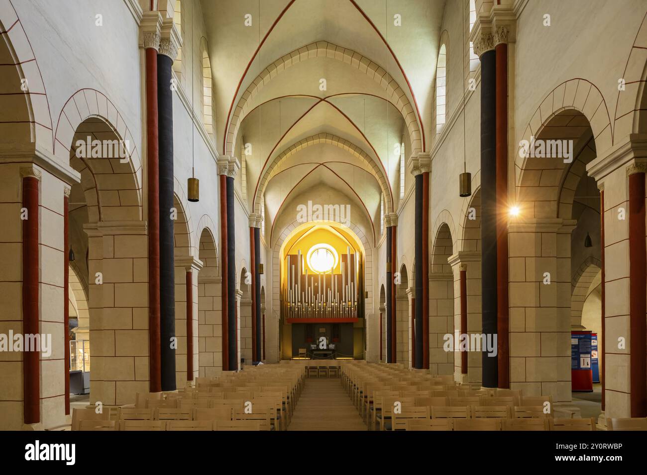 The Romanesque church (first mentioned in 1151) has valuable stained ...