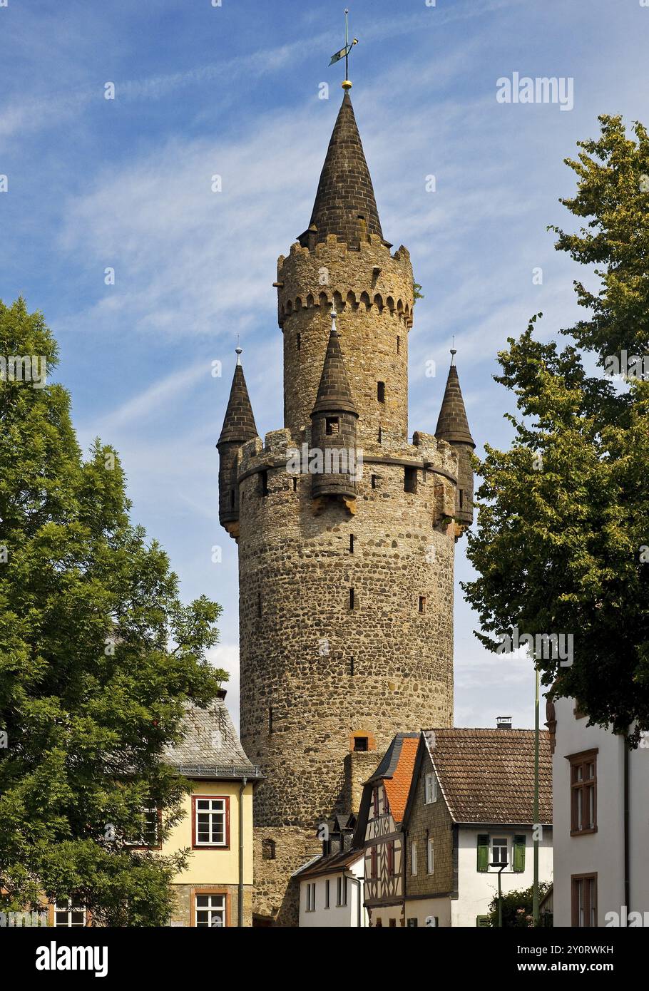 The Adolfsturm, Butterfassturm, Friedberg Castle, one of the largest ...