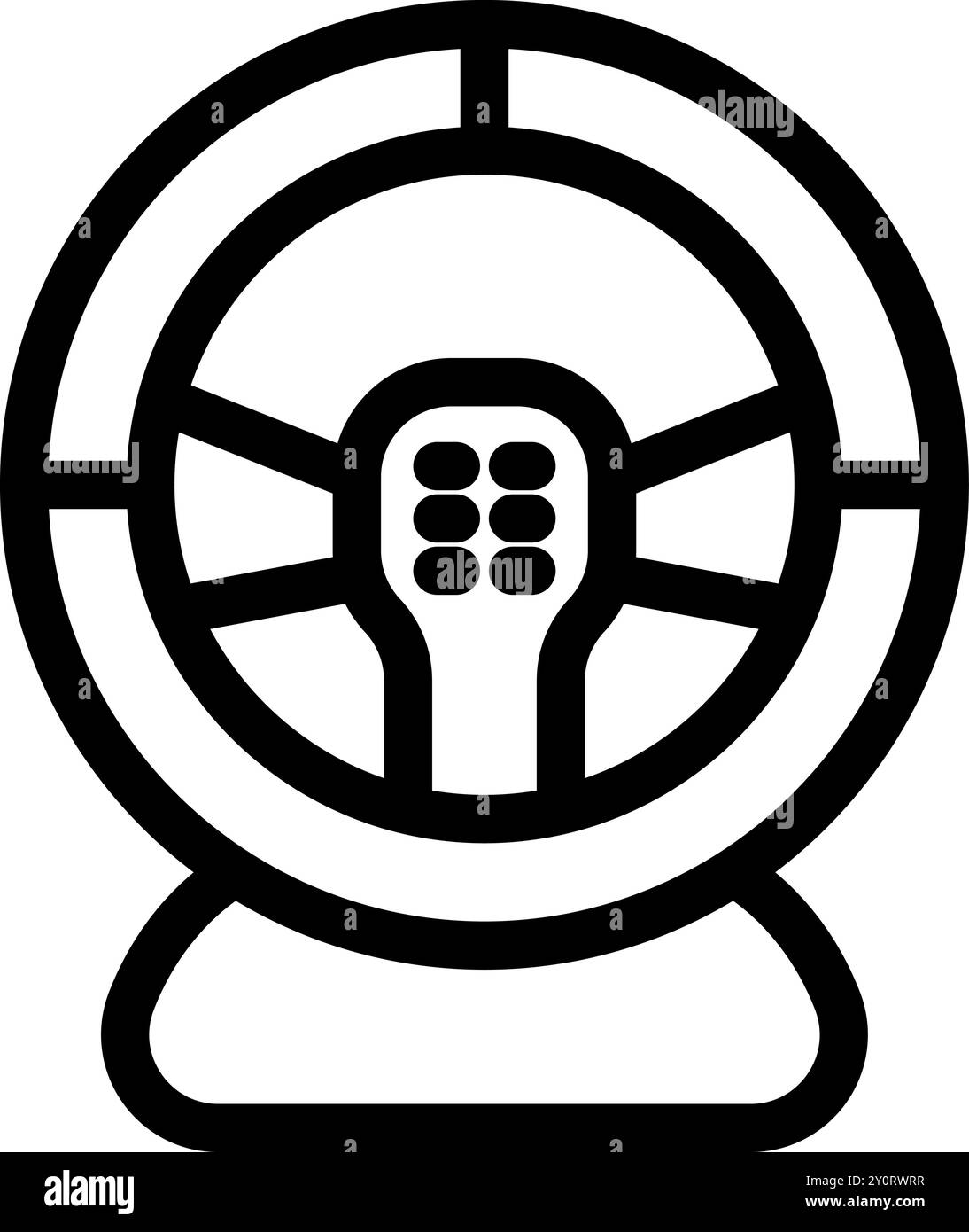 Car racing simulator Black and White Stock Photos & Images - Alamy