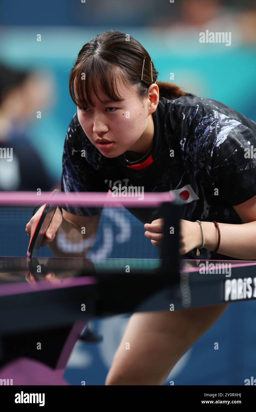 Paris, France. 3rd Sep, 2024. Natsuki Wada (JPN) Table Tennis : Women's ...