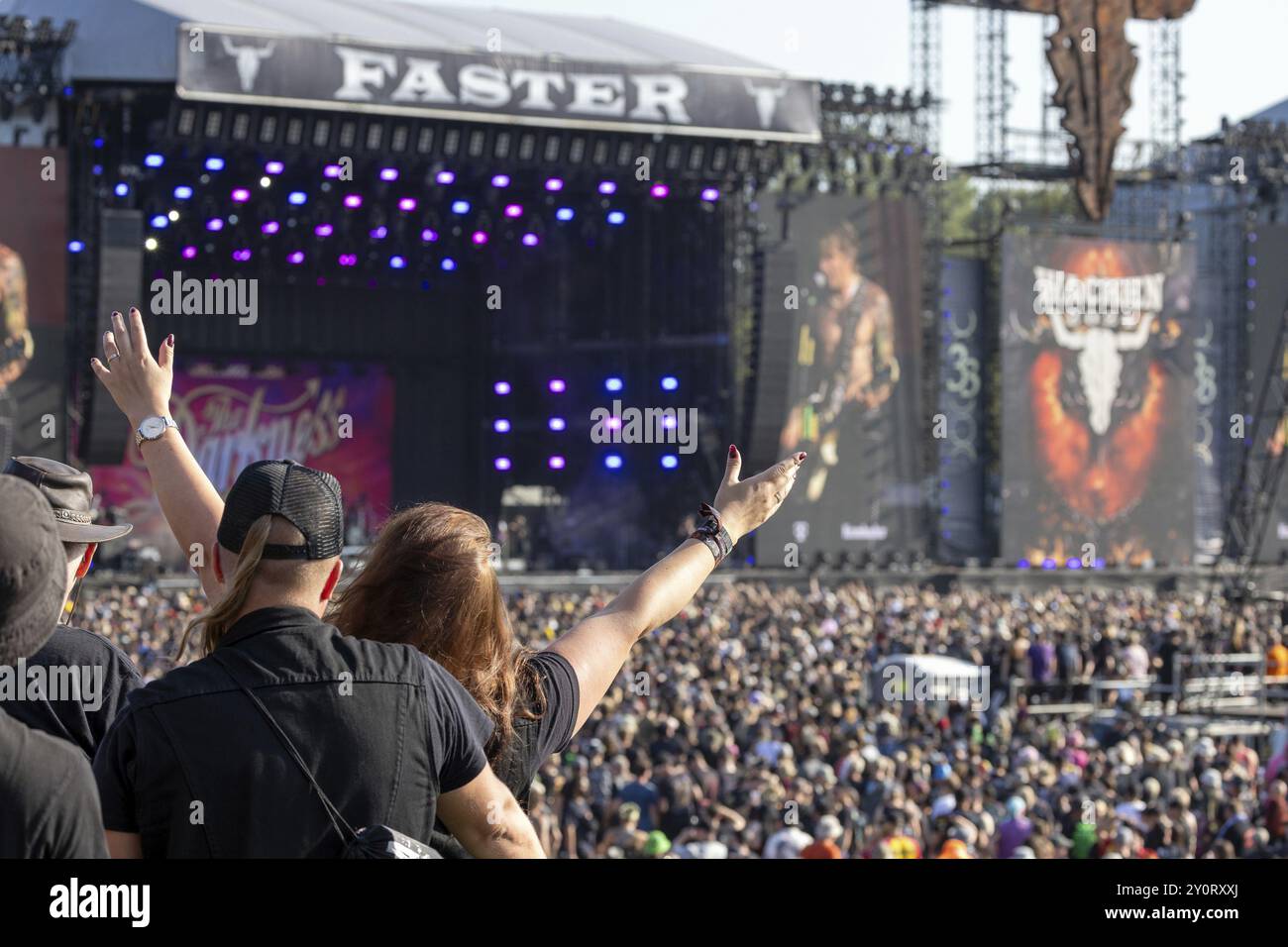 Stage Faster at the Wacken Open Air in Wacken. The traditional metal ...