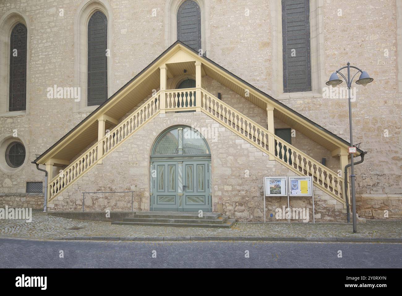 Two-sided staircase exterior, stairs, two, two-sided, symmetrical ...