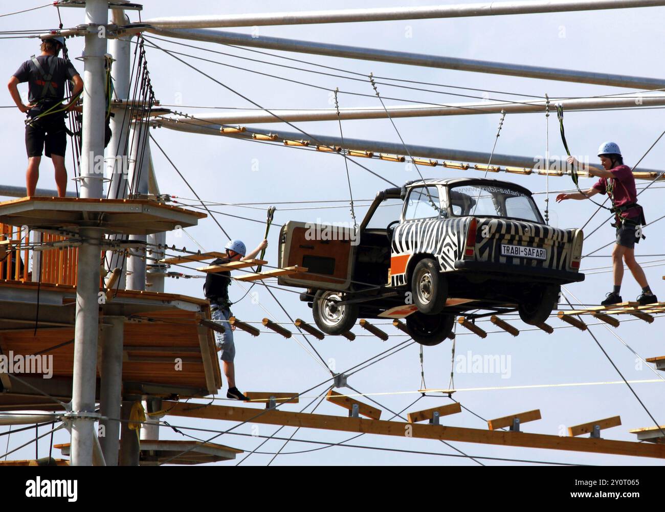 Berlin trabant ropes hi-res stock photography and images - Alamy