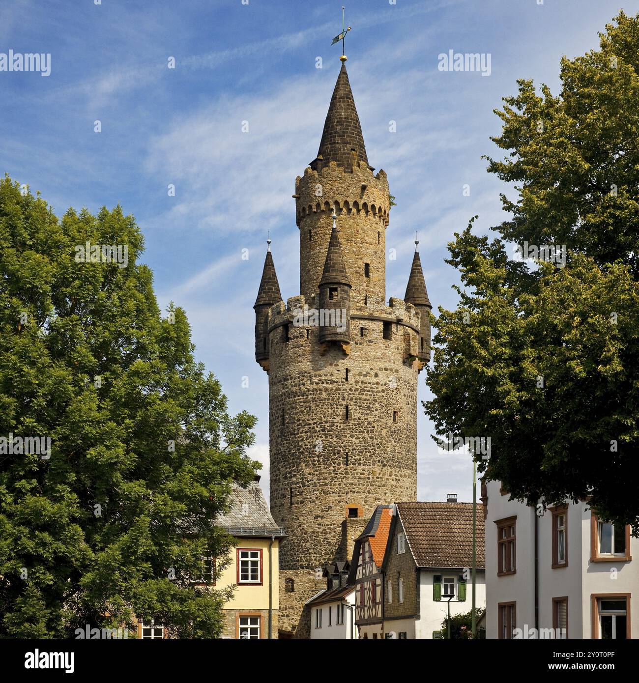 The Adolfsturm, Butterfassturm, Friedberg Castle, one of the largest ...