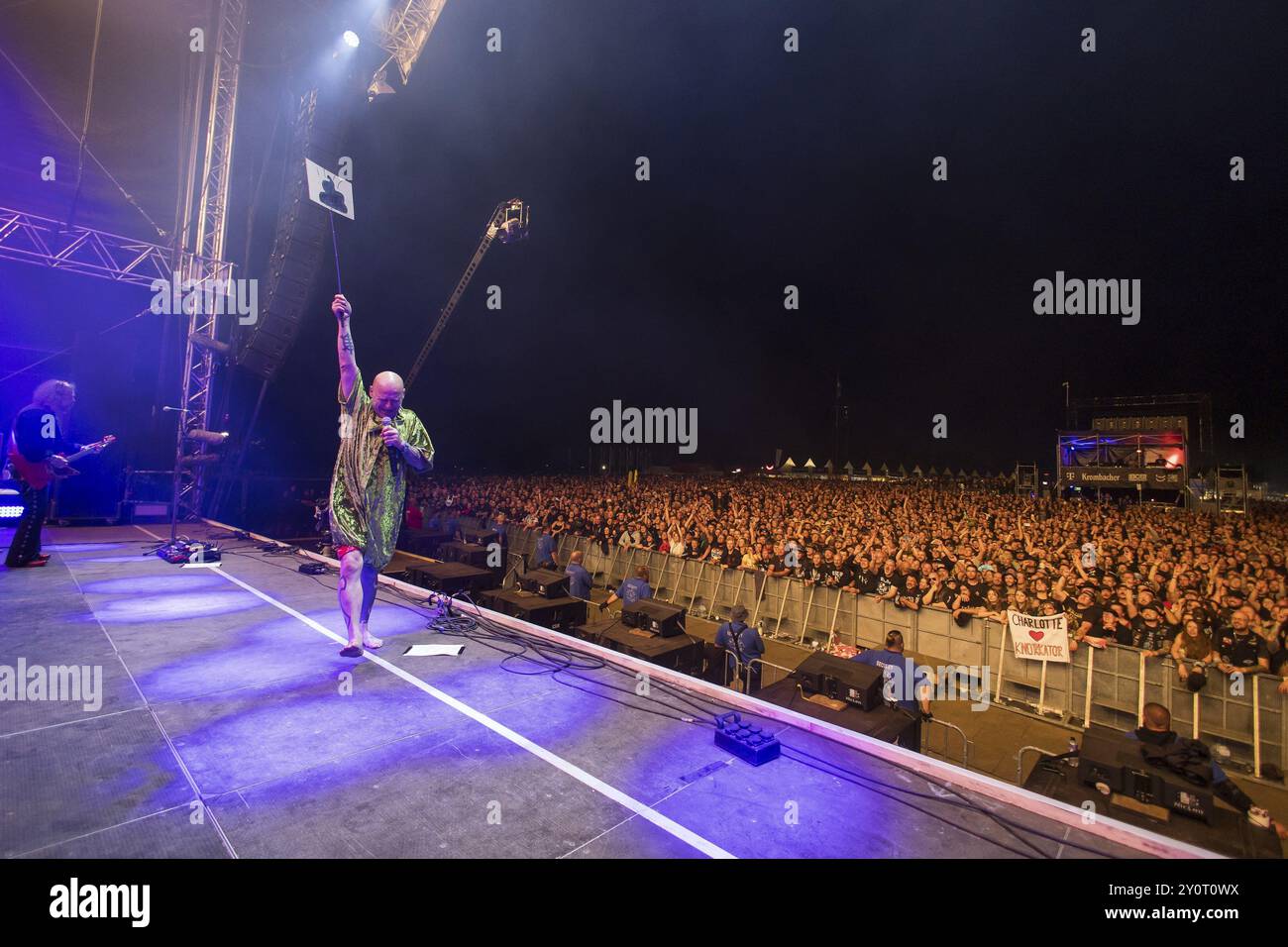 Stumpen (Gero Ivers), singer of the Berlin band Knorkator, at the ...