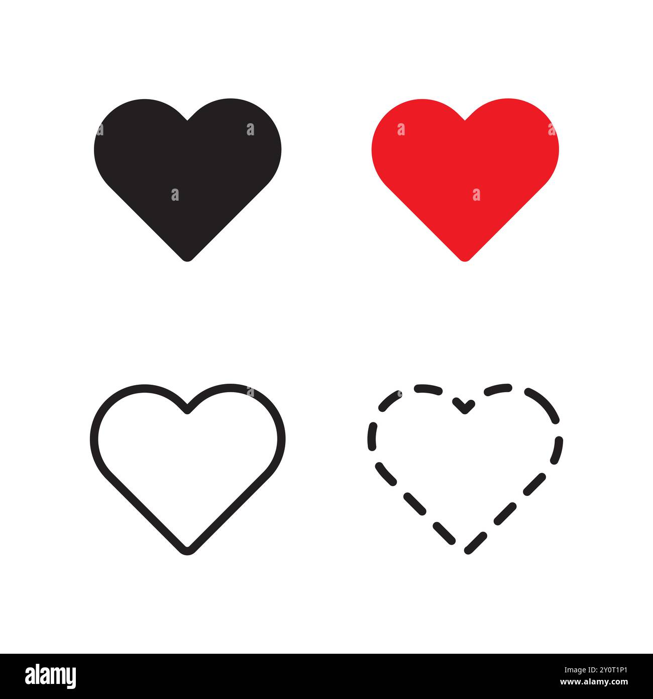 Minimalist social media symbols hi-res stock photography and images - Alamy