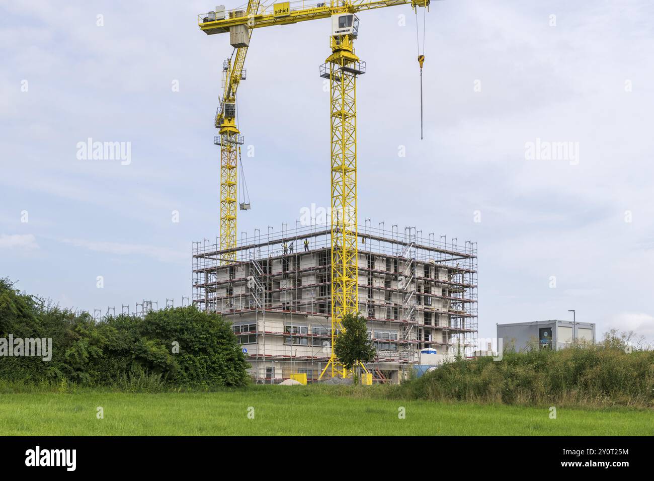 Housing construction, new construction of 50 flats, new development ...