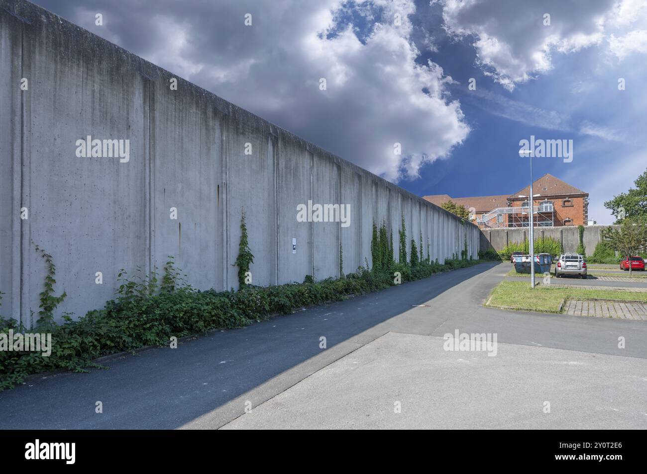 Prison, JVA, behind the woman's prison, Mannertstrasse 6, Nuremberg ...