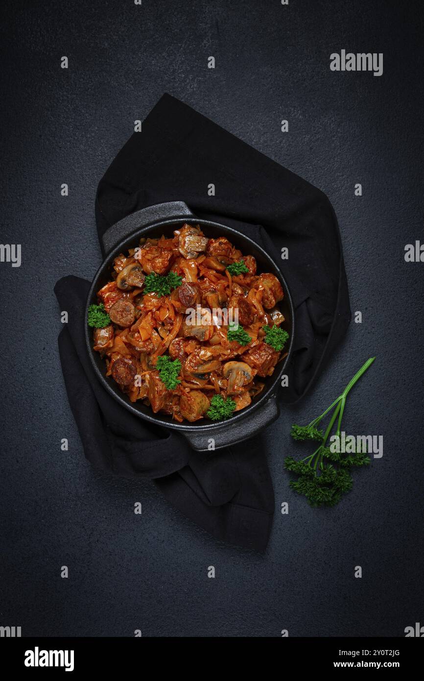 Bigos, bigus is a national Polish dish, made of cabbage and meat ...