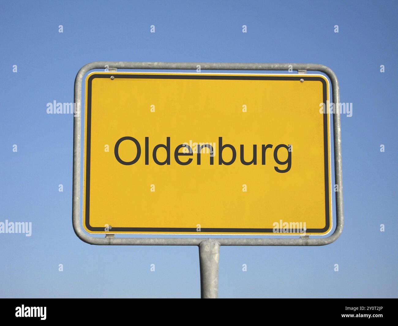 Oldenburg town sign Stock Photo - Alamy