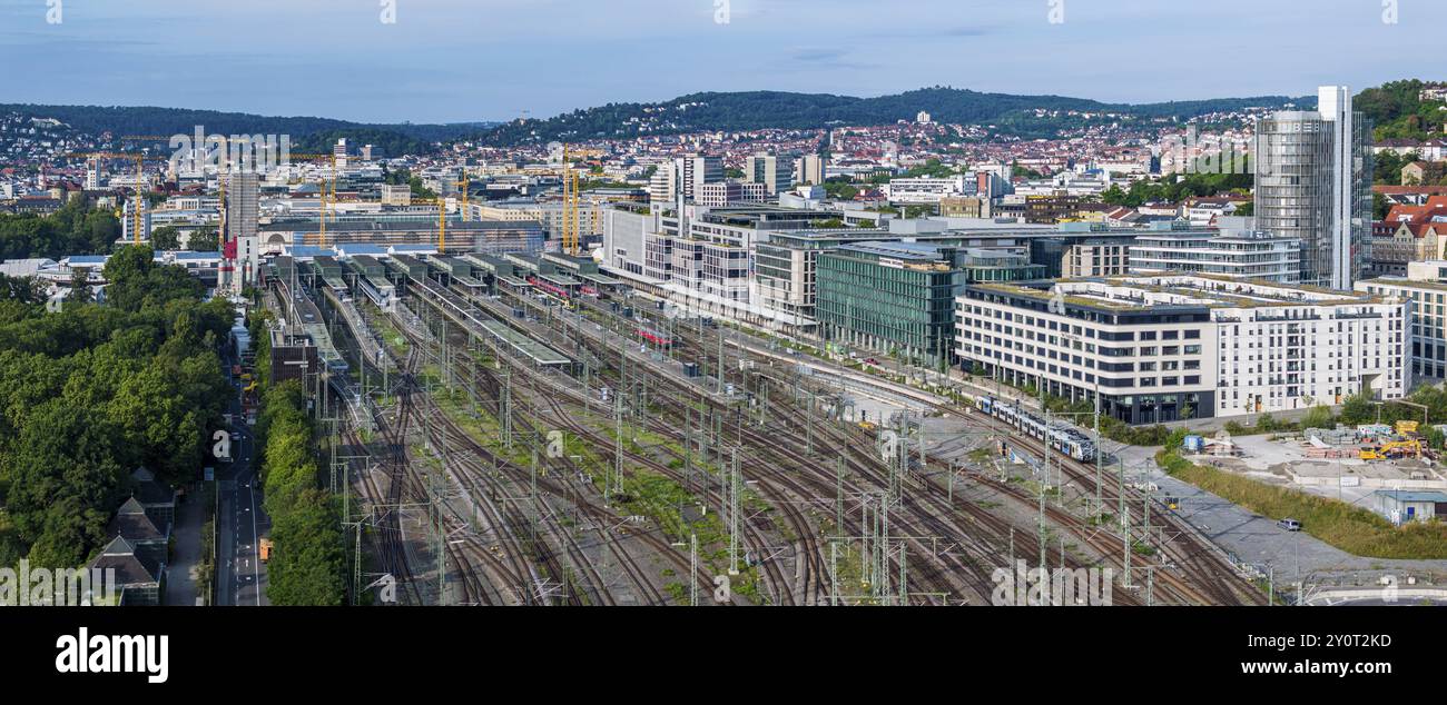 Track apron at the main railway station. Once the Stuttgart 21 project ...