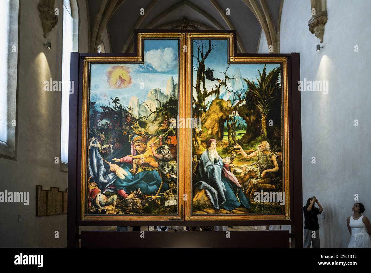 Isenheim Altarpiece, by Matthias Gruenewald, Museum Unterlinden, Musee ...