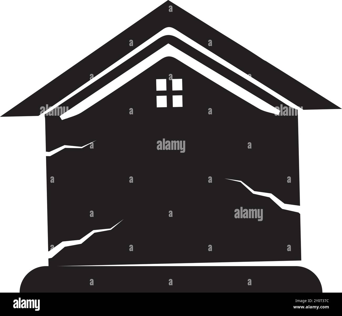 vector illustration of Earthquake logo icon design template Stock ...