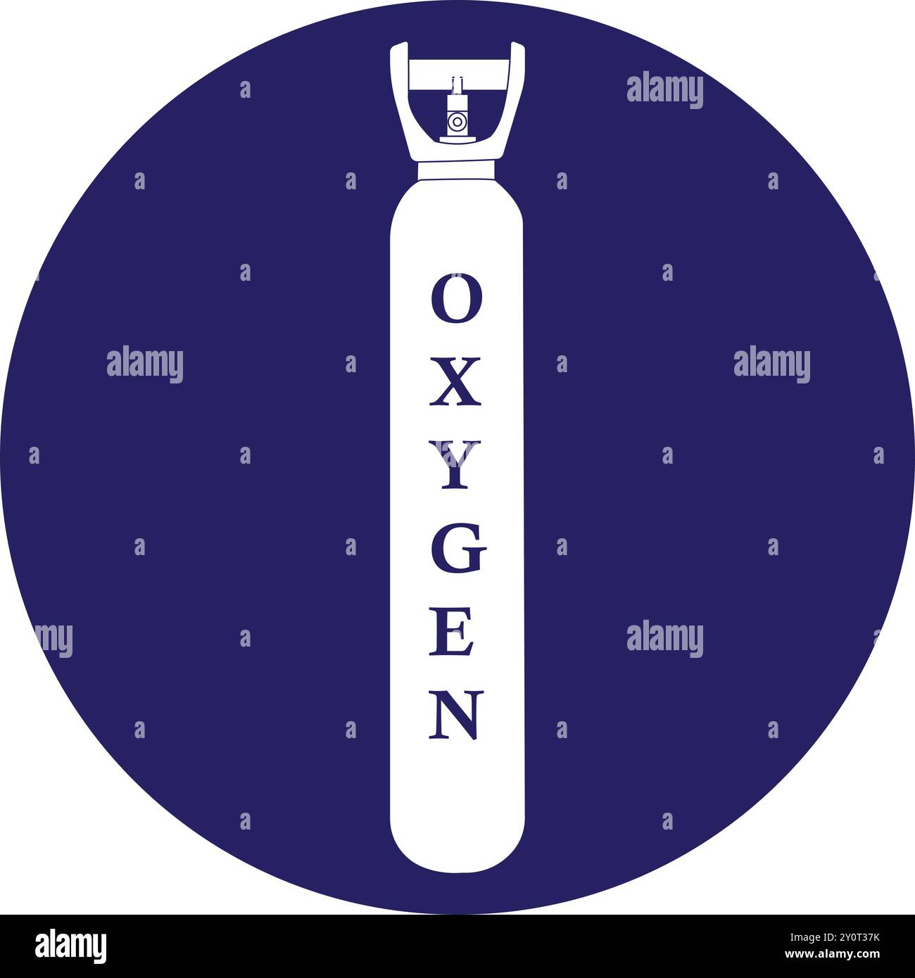oxygen cylinder icon vector illustration symbol design Stock Vector ...