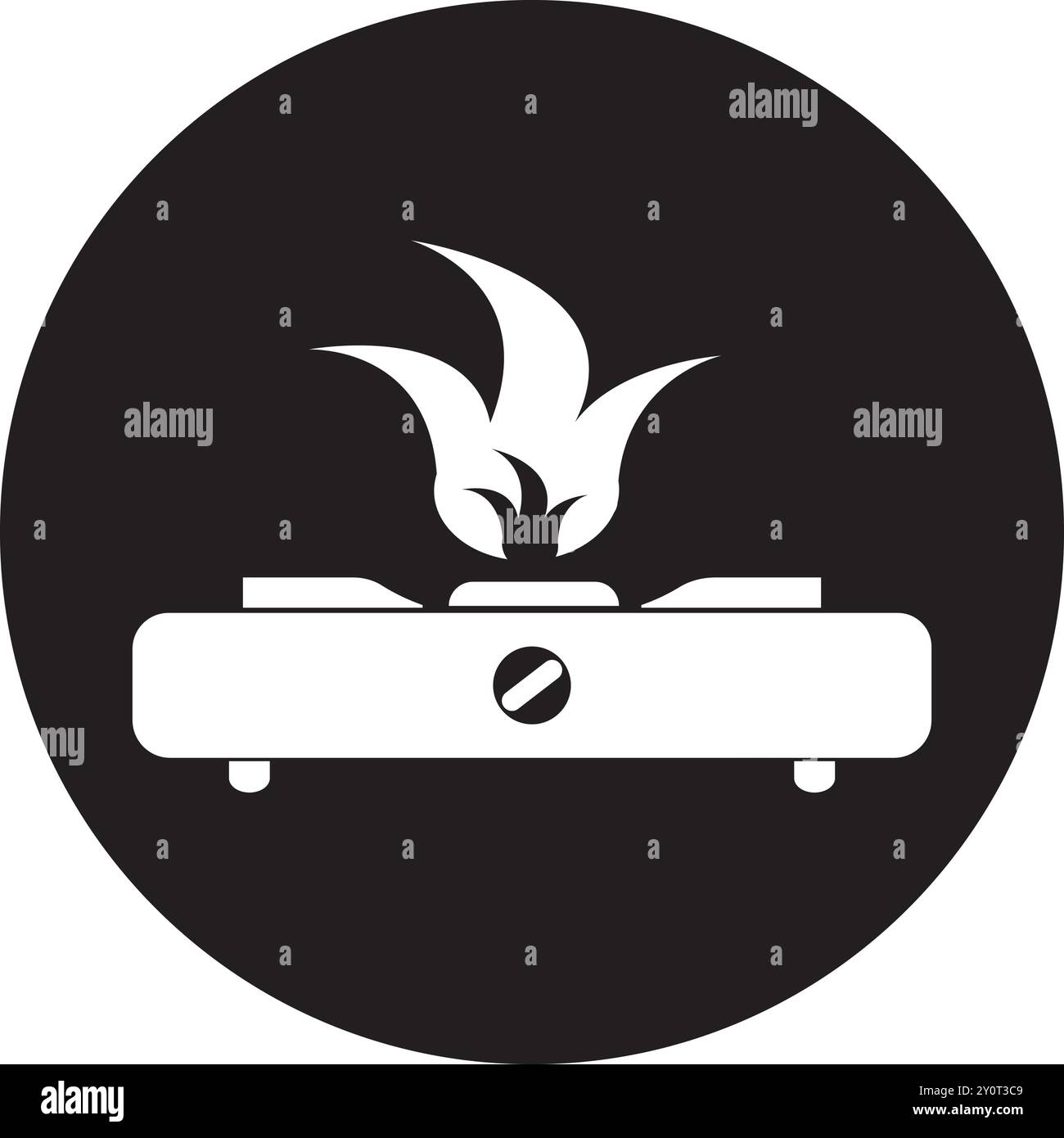 Hob logo design Stock Vector Images - Alamy