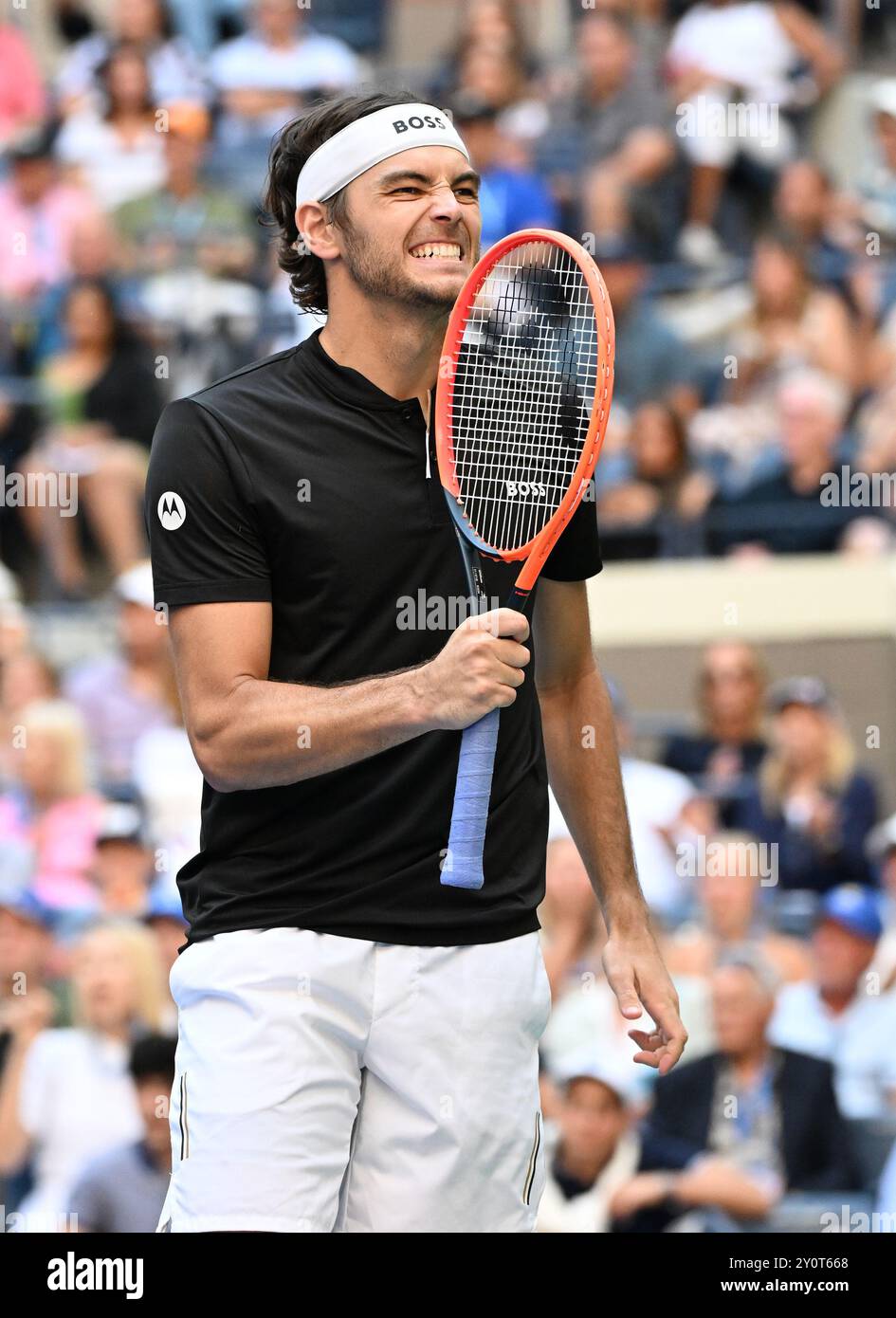 FLUSHING NY- SEPTEMBER 03: **NO NY NEWSPAPERS** Taylor Fritz Vs Alexander Zverev on Arthur Ashe ...