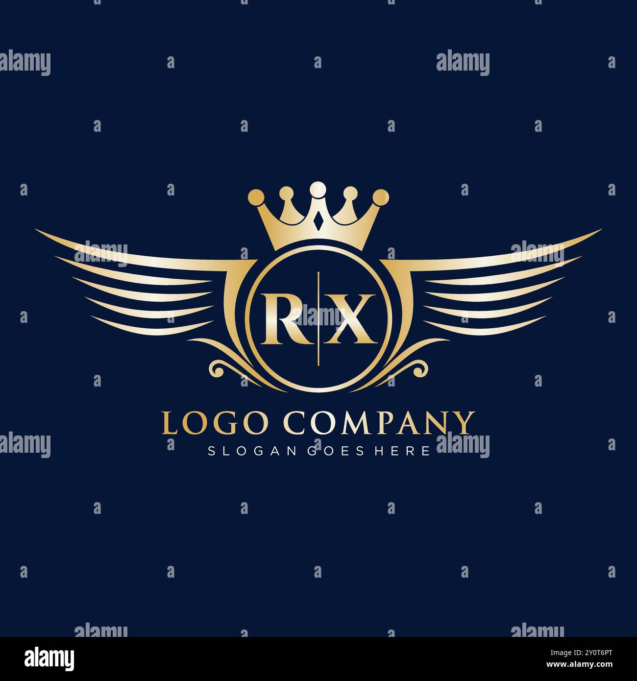 Rx initial Stock Vector Images - Alamy