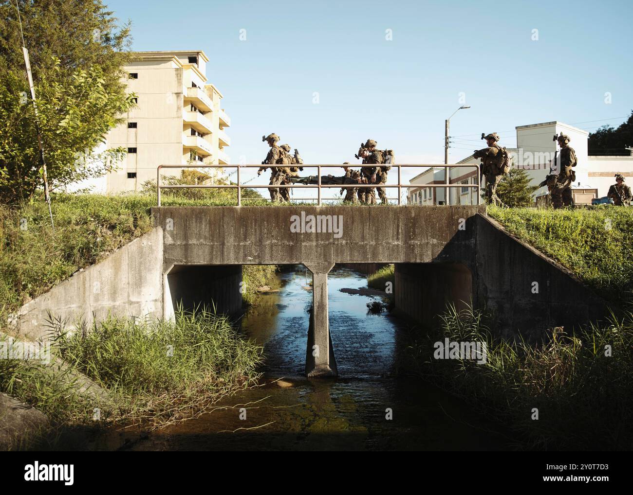 U.S. Marines assigned to Reconnaissance Company, 15th Marine ...