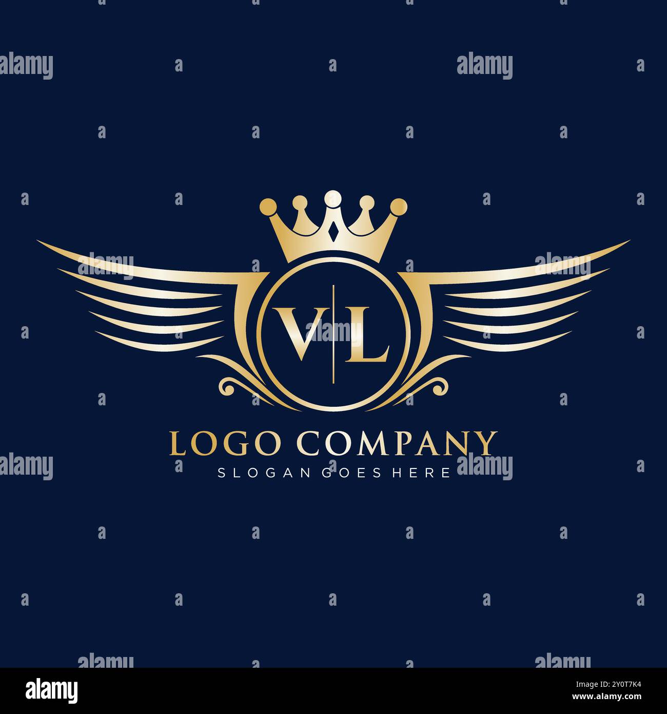 Vl initial Stock Vector Images - Alamy