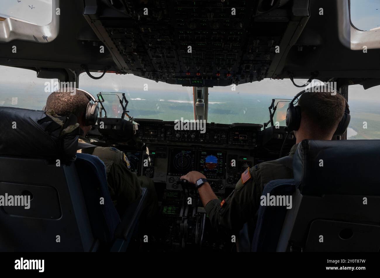 U.S. Air Force Lt. Col. Robert Moore, 437th Airlift Wing DO?, and U.S ...