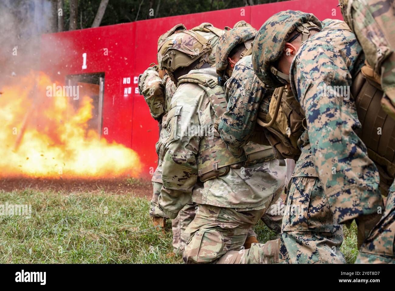 Soldiers with the 130th Engineer Brigade, 8th Theater Sustainment ...
