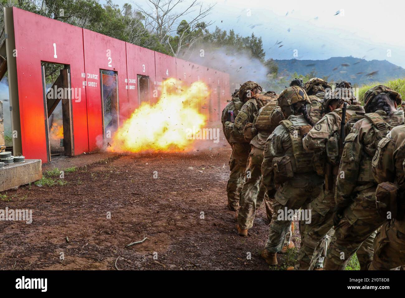 Soldiers with the 130th Engineer Brigade, 8th Theater Sustainment ...