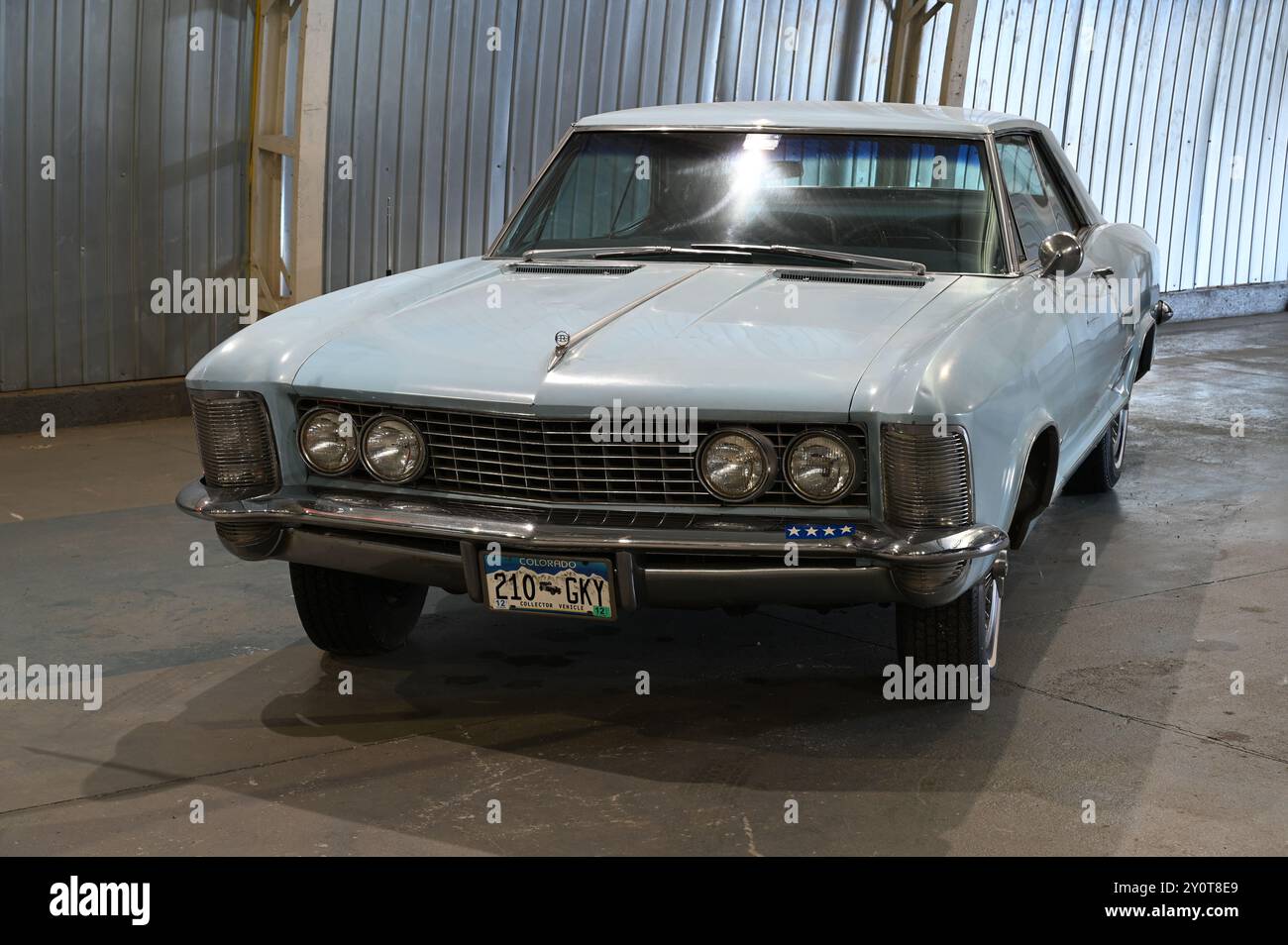 1964 Buick Riviera in blue Stock Photo - Alamy