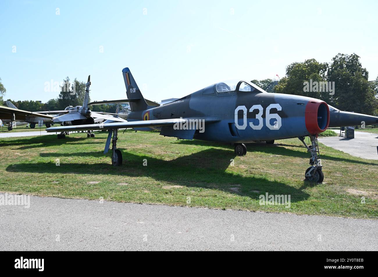 Republic F-84F Thunderstreak Stock Photo - Alamy