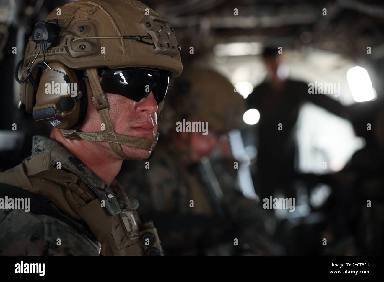U.S. Marine Corps 2nd Lt. Gavin West, a platoon commander with Alpha ...