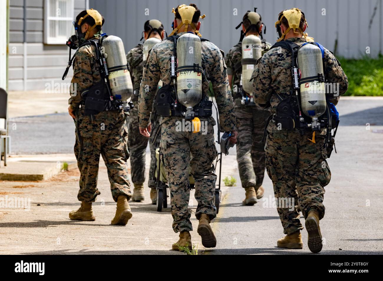 Republic of Korea Marines with Chemical, Biological, Radiological, and ...