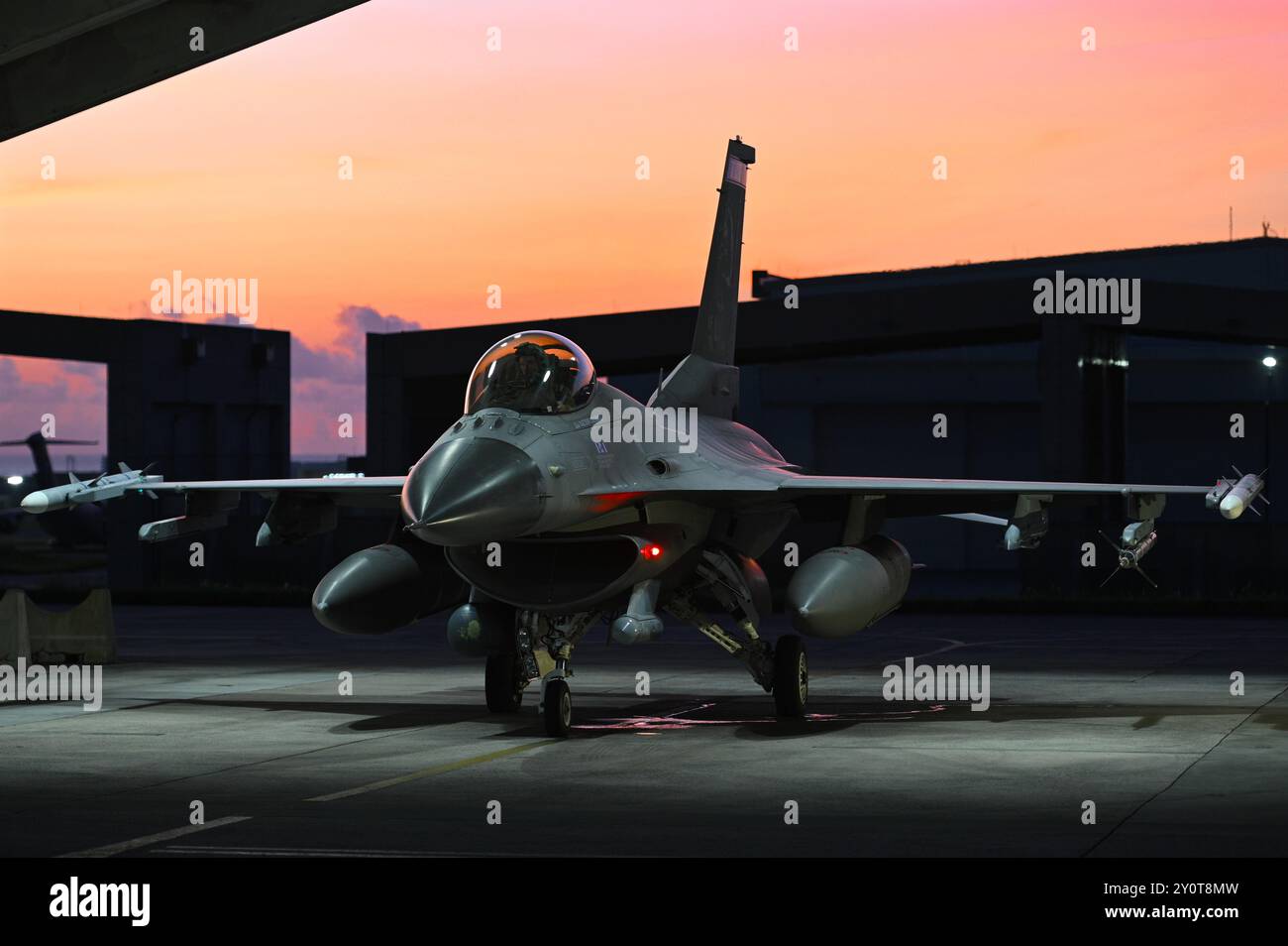 A pilot and F-16 Fighting Falcon assigned to the 179th Fighter Squadron ...