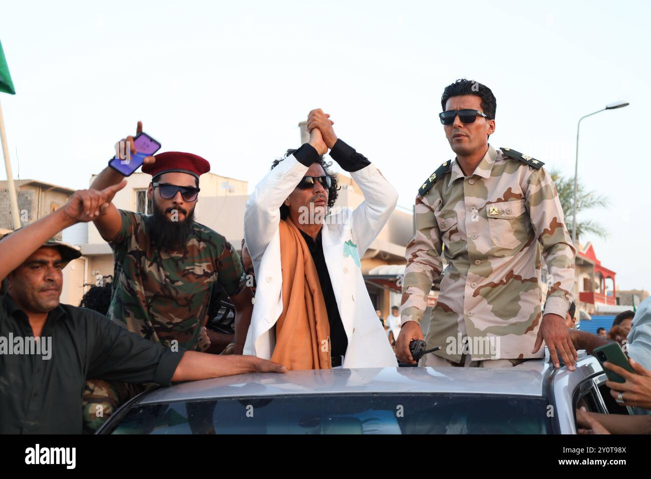 Gaddafi rally hi-res stock photography and images - Alamy