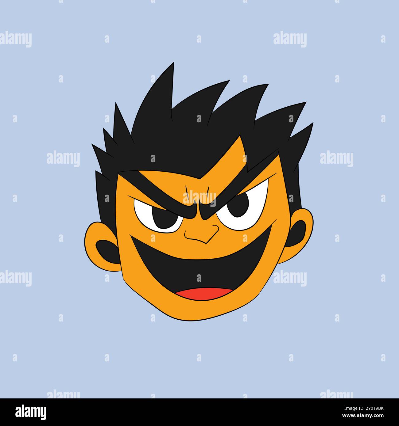 Cartoon emoji face reaction animation hi-res stock photography and ...