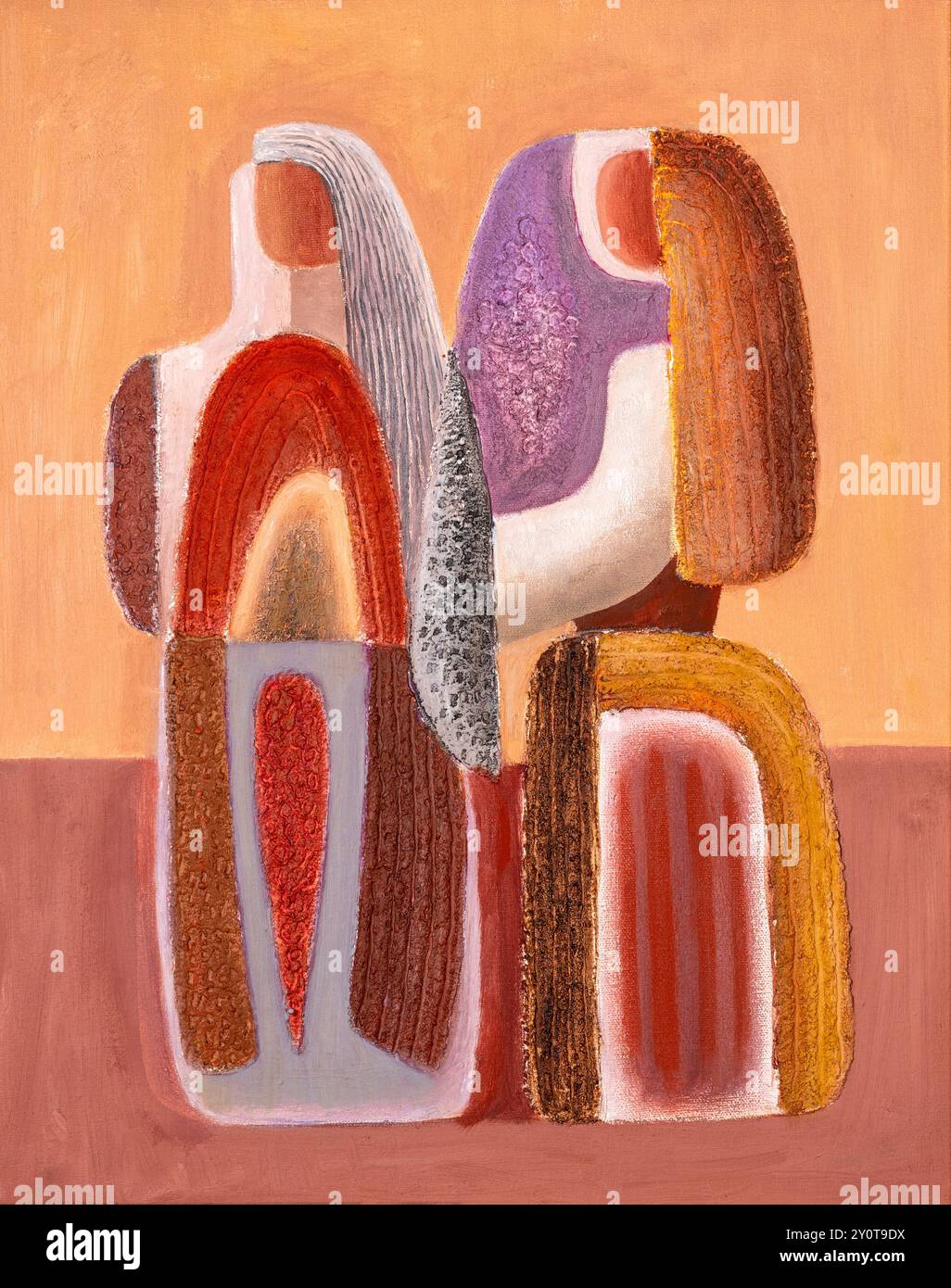 Geometric shapes in warm tones hi-res stock photography and images - Alamy