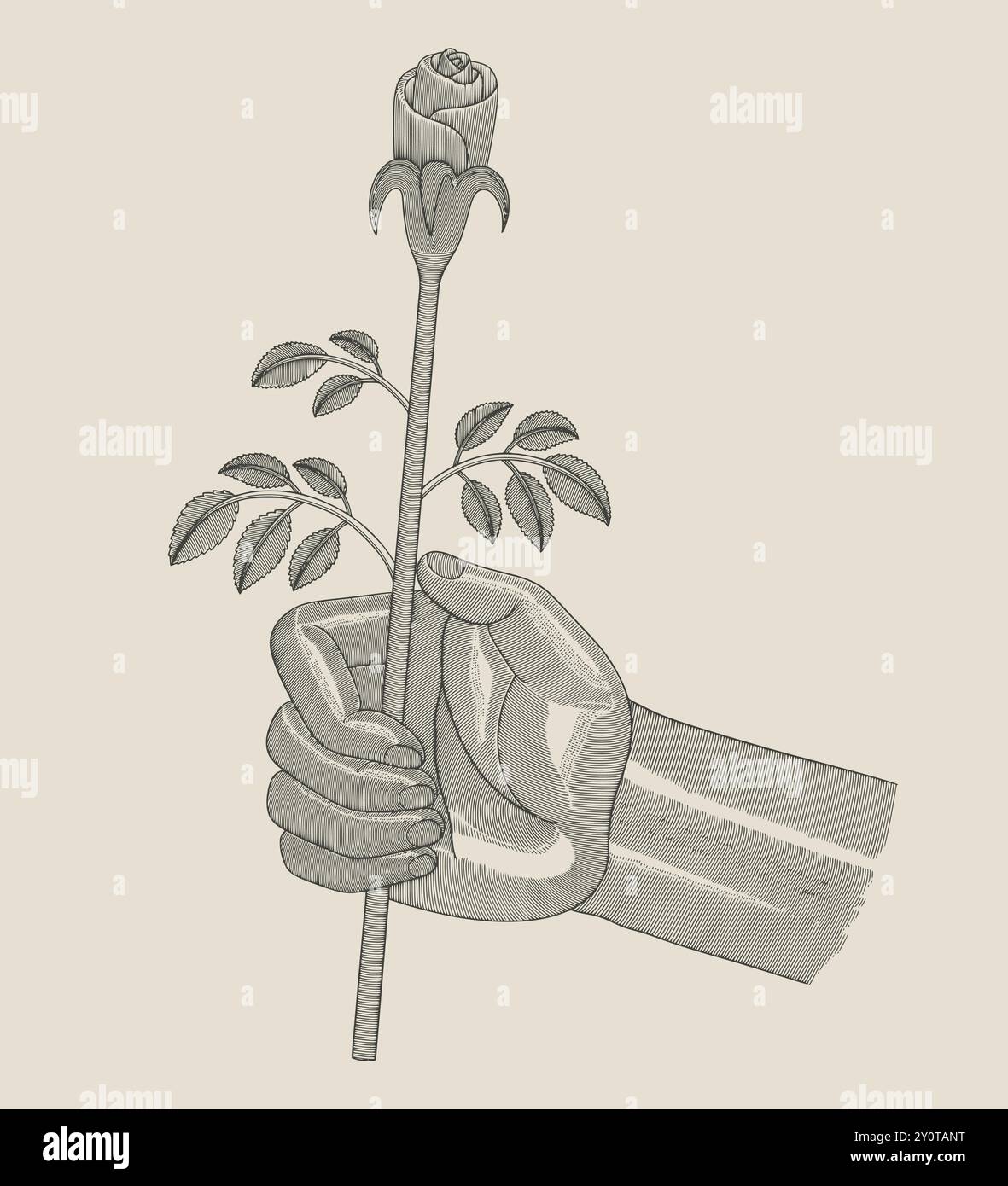 Gothic garden illustration hi-res stock photography and images - Alamy